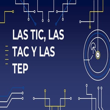 Las Tic, las Tac Y las Tep.pptx | Education