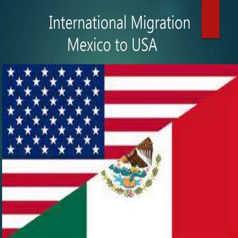 CAMBRIDGE AS GEOGRAPHY - CASE STUDY: MEXICAN MIGRATION TO USA | PPTX