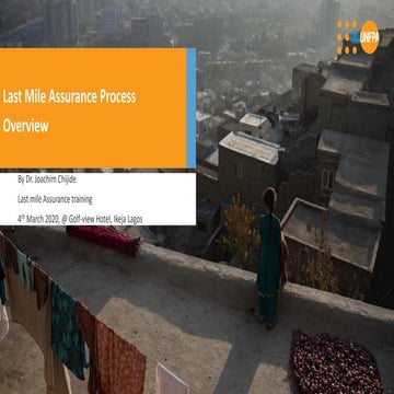 Last mile assurance training | PDF