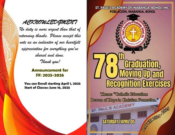 closing program sample | DOCX