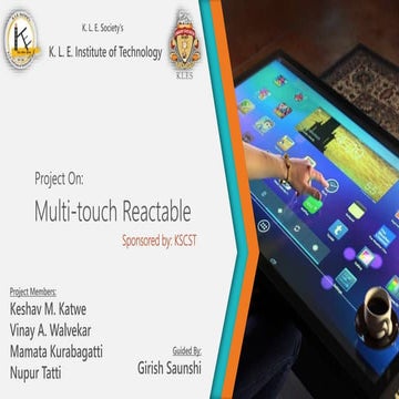 MULTI-TOUCH REACTABLE | PPTX