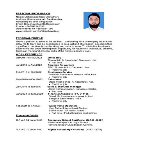 Last updated CV for job by dipu Chowdhury.pdf