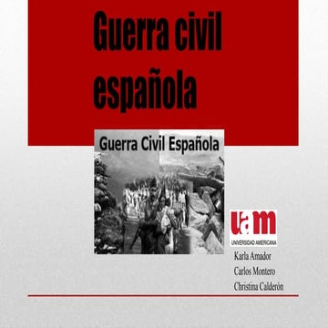 La guerra civil española | PPTX