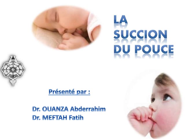 La Succion Du Pouce Ppt Téléchargement Gratuit