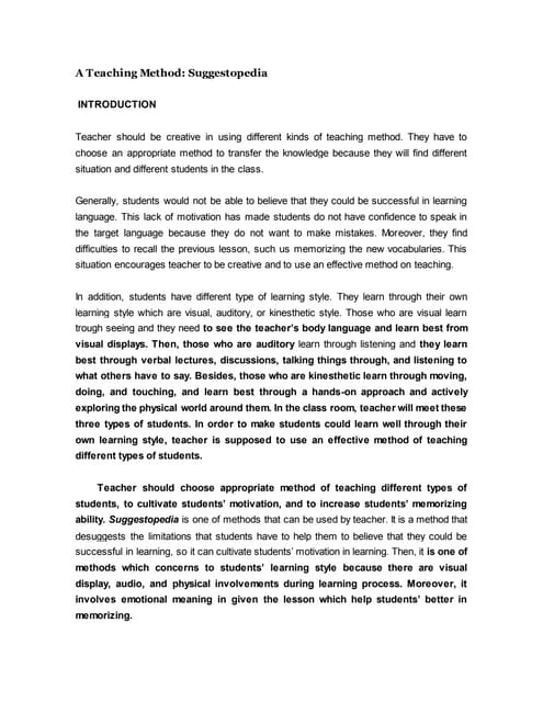 Suggestopedia | PPTX