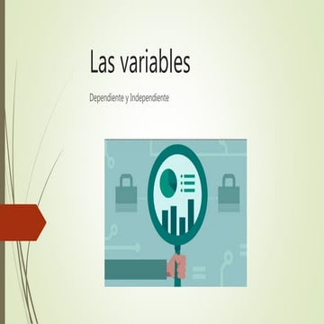 Las variables | PPTX