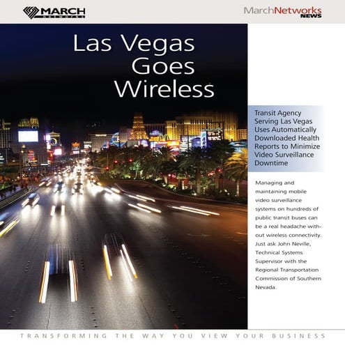 Las Vegas Wireless Transit Bus Video Surveillance Camera System | PDF