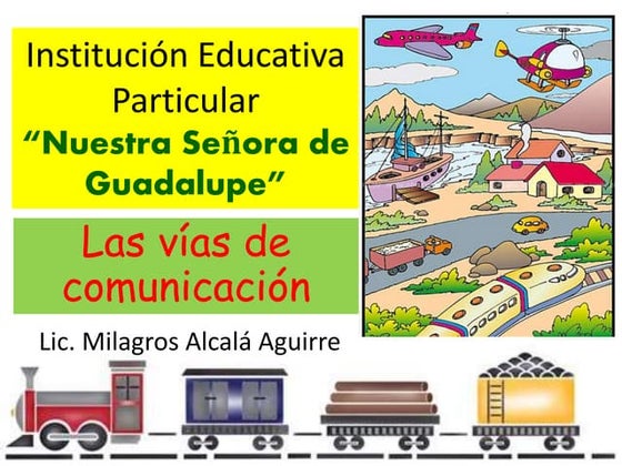 Vias de comunicacion | PPTX