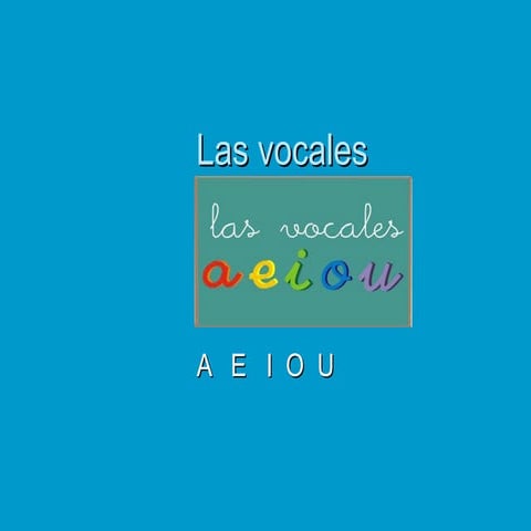 Las vocales | PPT