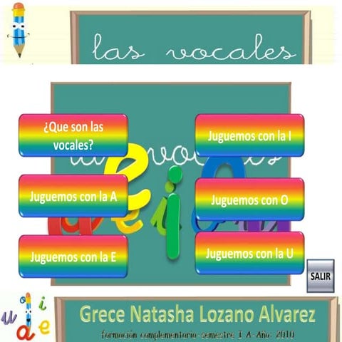 Las vocales | PPSX