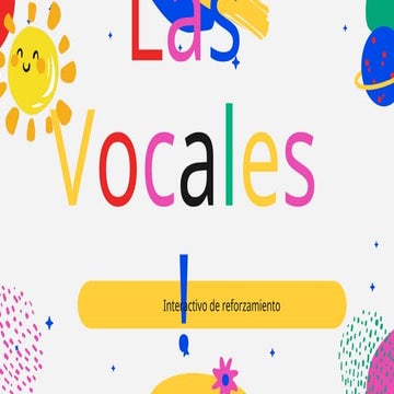 Las vocales | PPTX