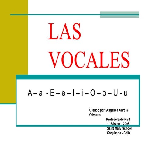 Las Vocales | PPT