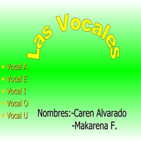 Las Vocales 6 | PPT