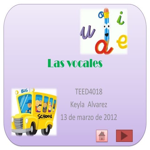 Las vocales | PPT