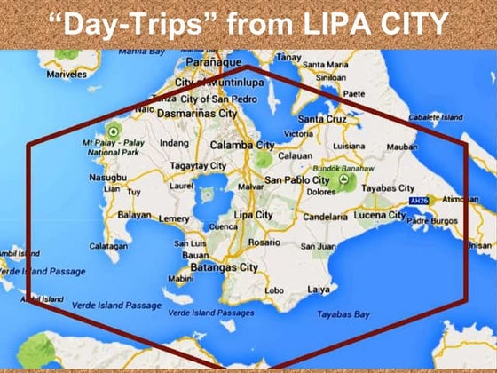 Latag study camp lipa city detailed map for driving | PPTX