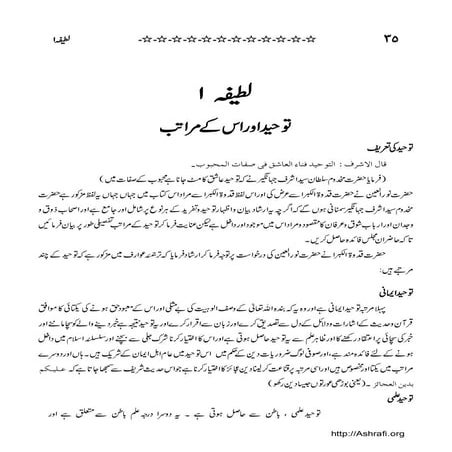 Lataif e ashrafi malfoozat e syed makhdoom ashraf 19 | PDF
