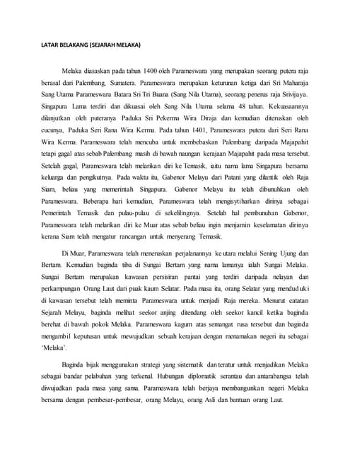 T2 BAB 7 7.2 WARISAN KESULTANAN MELAYU MELAKA DI PAHANG, PERAK, TERENGGANU DAN SELANGOR | PDF