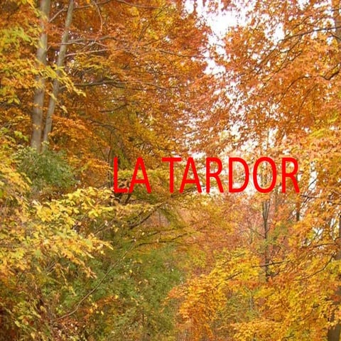 La tardor | PPTX