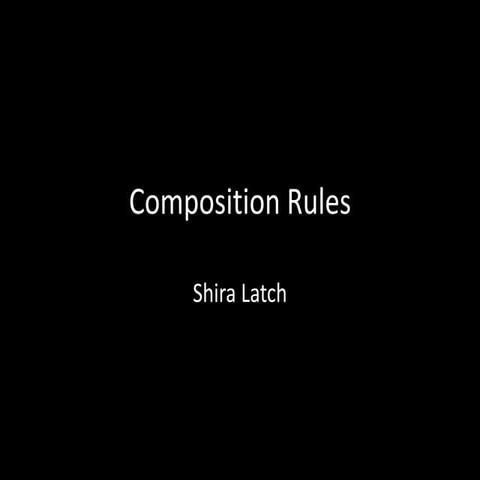 Composition Rules Slideshow | PPTX