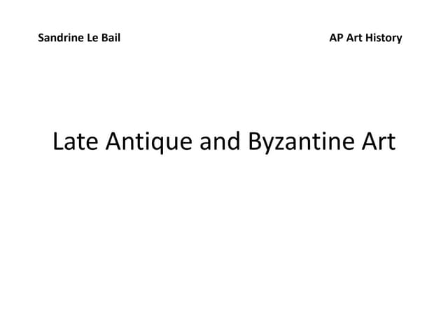 Art 9 - Byzantine, Romanesque, and Gothic Art | PPTX