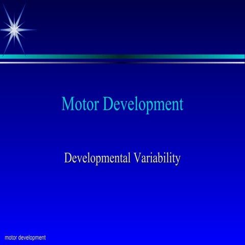 Late childhood developmental variability | PPT