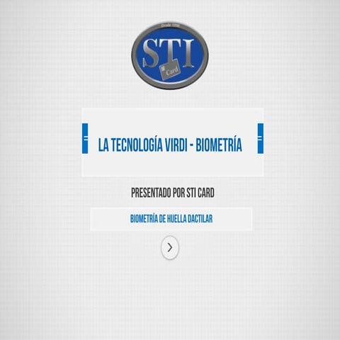 Tecnología biométrica vs biometría VIRDI | PDF