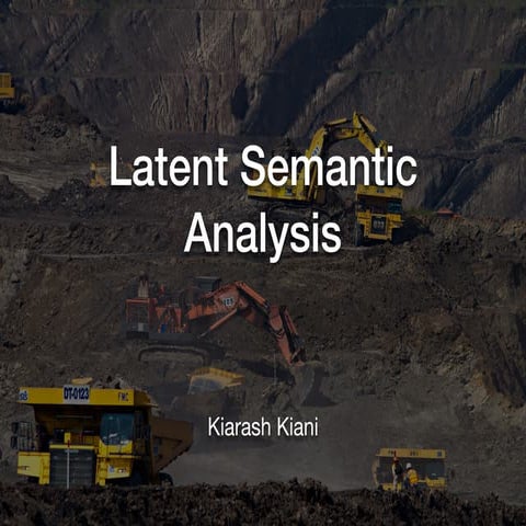 Latent semantic analysis | PDF