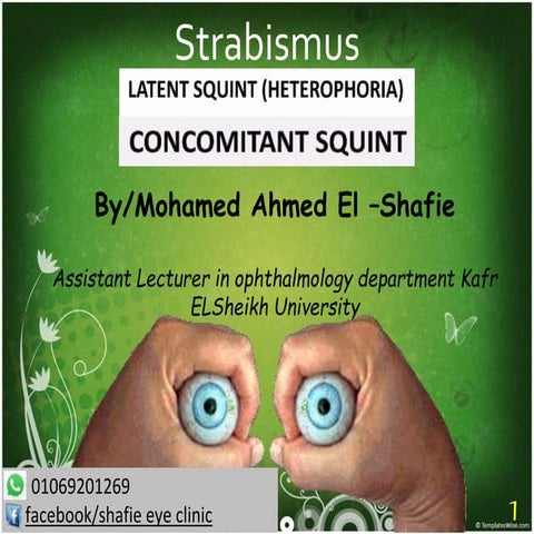Latent And Concomitant Strabismus Ppt