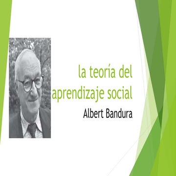 la teoría de Albert Bandura en la Psicologia | PPTX