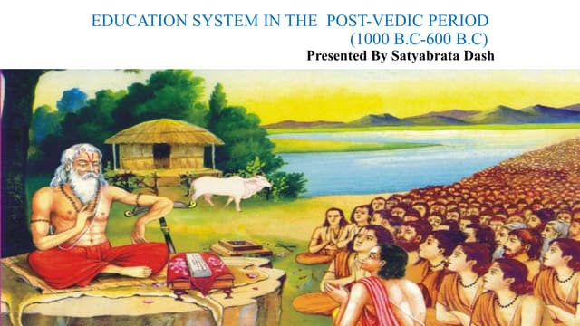 Vedic period of education | PPTX