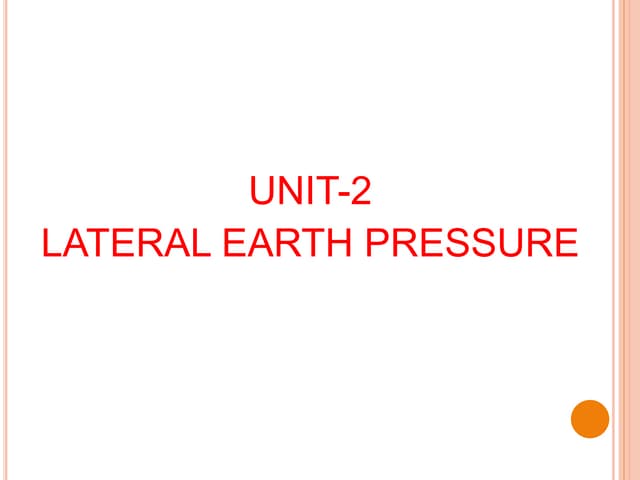 coulomb's theory of earth pressure | PDF | Physics | Science