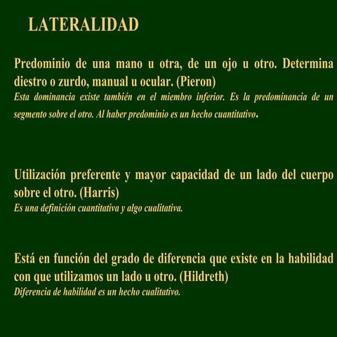 Lateralidad | PPT