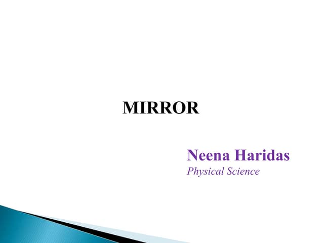 Types of reflection | PPTX