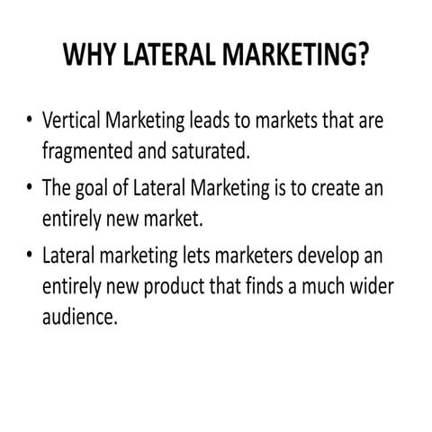 Lateral marketing | PPTX