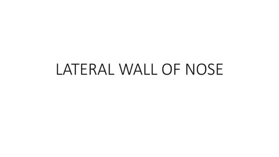 All about uncinate process of nose and paranasal sinuses | PPTX