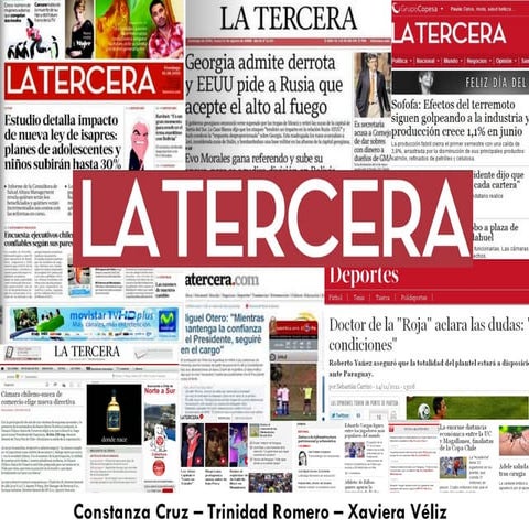 Diario La Tercera Online Ppt