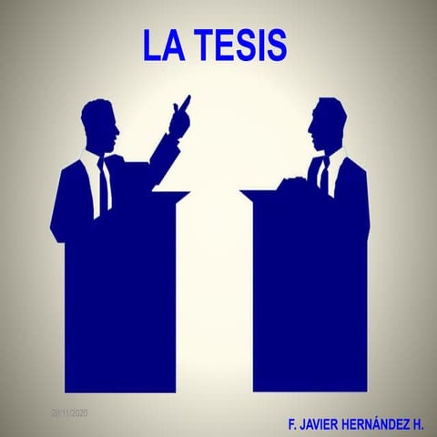 Tesis y argumentos | DOCX