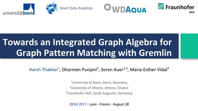 Formalising Graph Pattern Matching Gremlin Traversals In Graph Alegra Pdf Databases