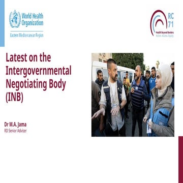 Latest on the Intergovernmental Negotiating Body (INB) | PPT