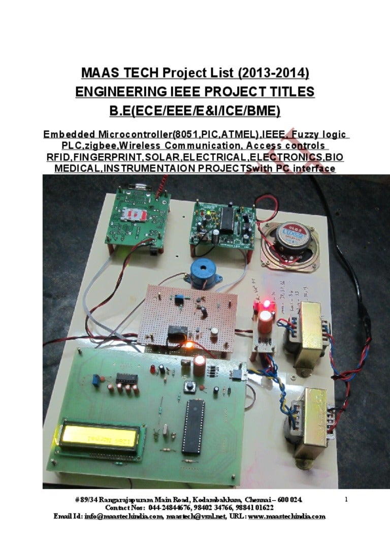 Latest Ieee Projects Titles embedded Projects Titles Chennai Maastech Latest Ieee Projects Titles embedded Projects Titles Chennai Maastech
