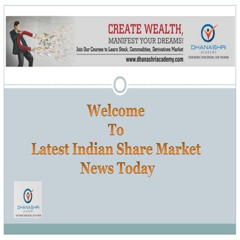 Latest indian share market news today | PPT