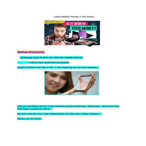Latest Mobile Phones in the World....pdf