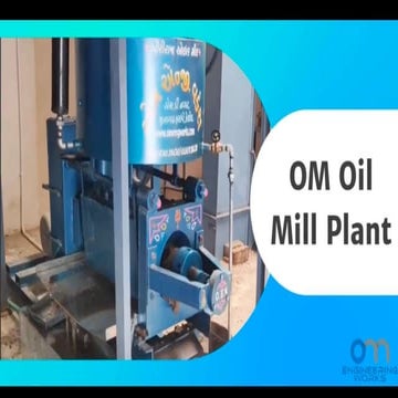 Oil Mill Plant Business overview | PPTX