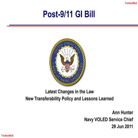Latest post 9 11 gi bill 1045 ann hunter | PPT