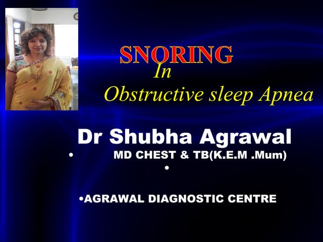 Provisional Mandibular Advancement Therapy (PMAD) | PPTX