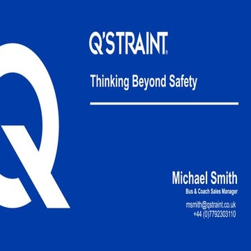 CT 19 - Latest practice in accessibility | Q'Straint | PDF