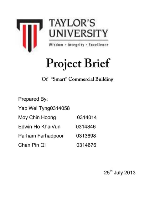 Building project presentation | PPTX