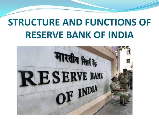 RBI Presentation | PPT