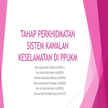 (LATEST UPDATED) Tahap Perkhidmatan Sistem Kawan Keselamatan Di PPUKM ...