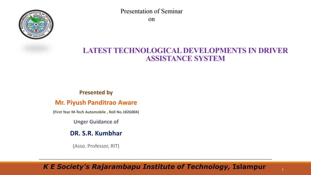 Advanced Driver Assistant System (ADAS).pptx